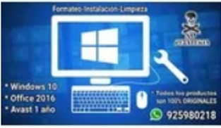 Formateos de computadoras y laptops